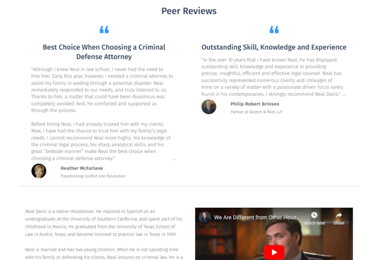 25 Effective Lawyer Website Bio Pages With Attorney Bio Examples